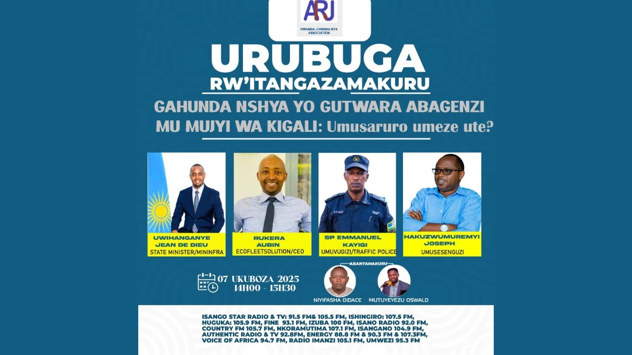 🔴LIVE URUBUGA RW'ITANGAZAMAKURU: UMUSARURO WA GAHUNDA NSHYA YO GUTWARA ...