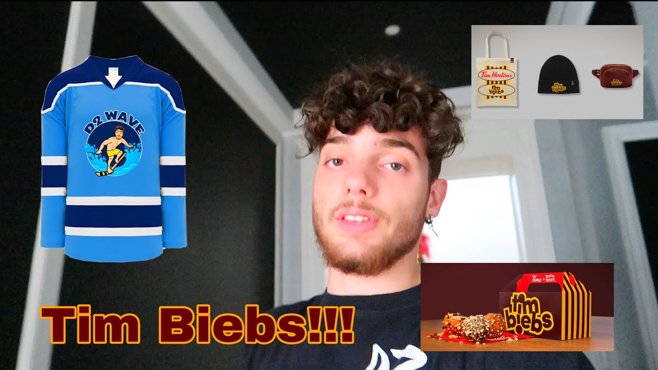 TIM BIEBS AND HOCKEY JERSEY REVIEW!!! (These Donuts Is Fire) - YouTube