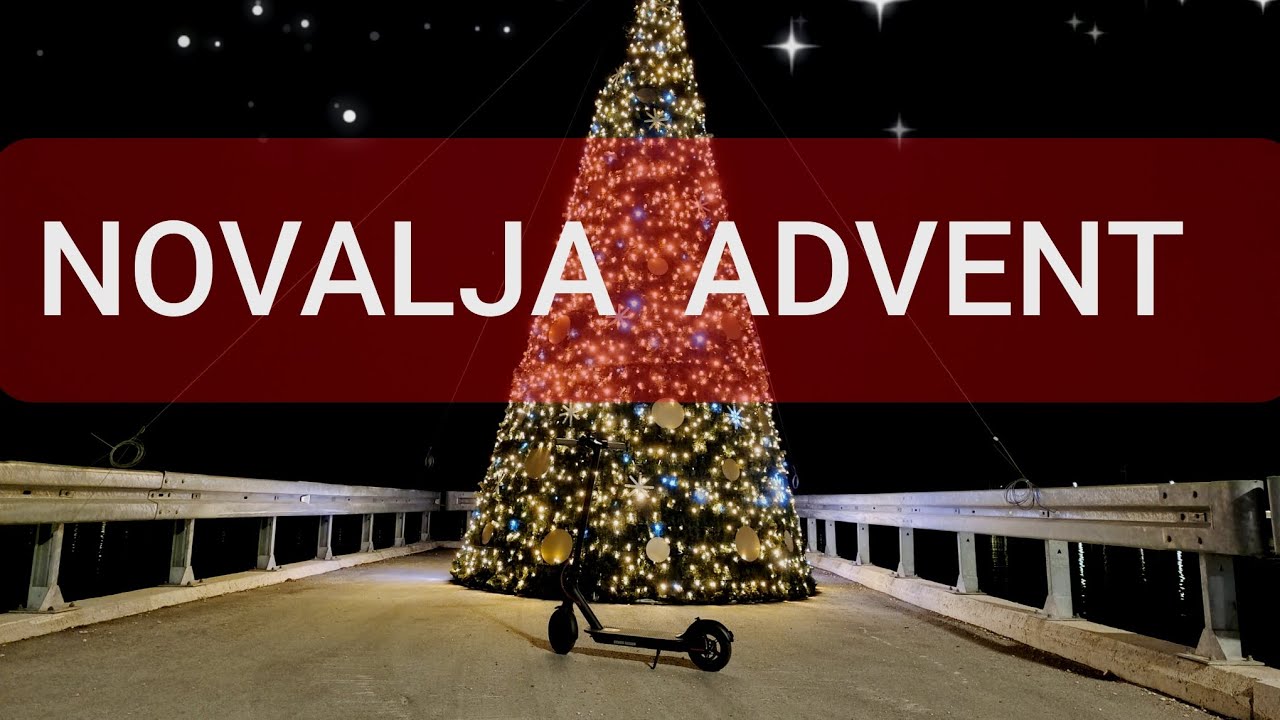 NOVALJA Advent scooter walktour 🇭🇷CROATIA🇭🇷 12/2025 *sa komentarom* # ...