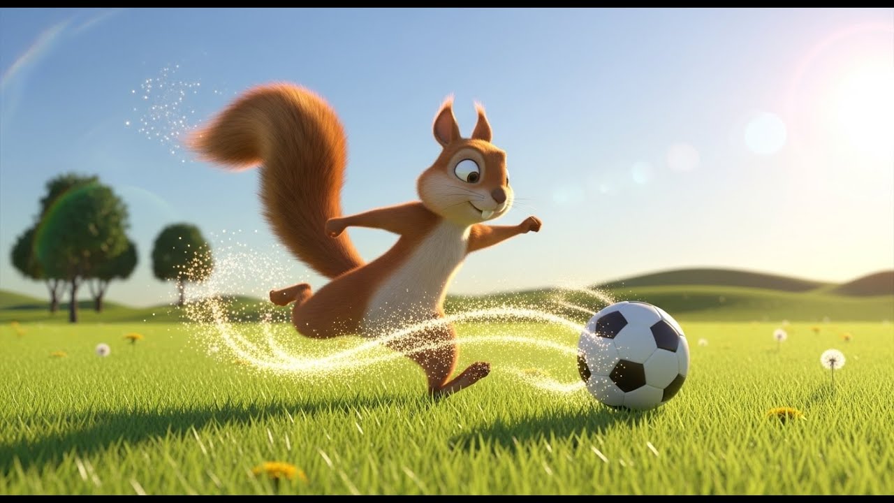 La Ardilla Que Jugaba al Fútbol | Mejores Rimas Infantiles y Canciones ...