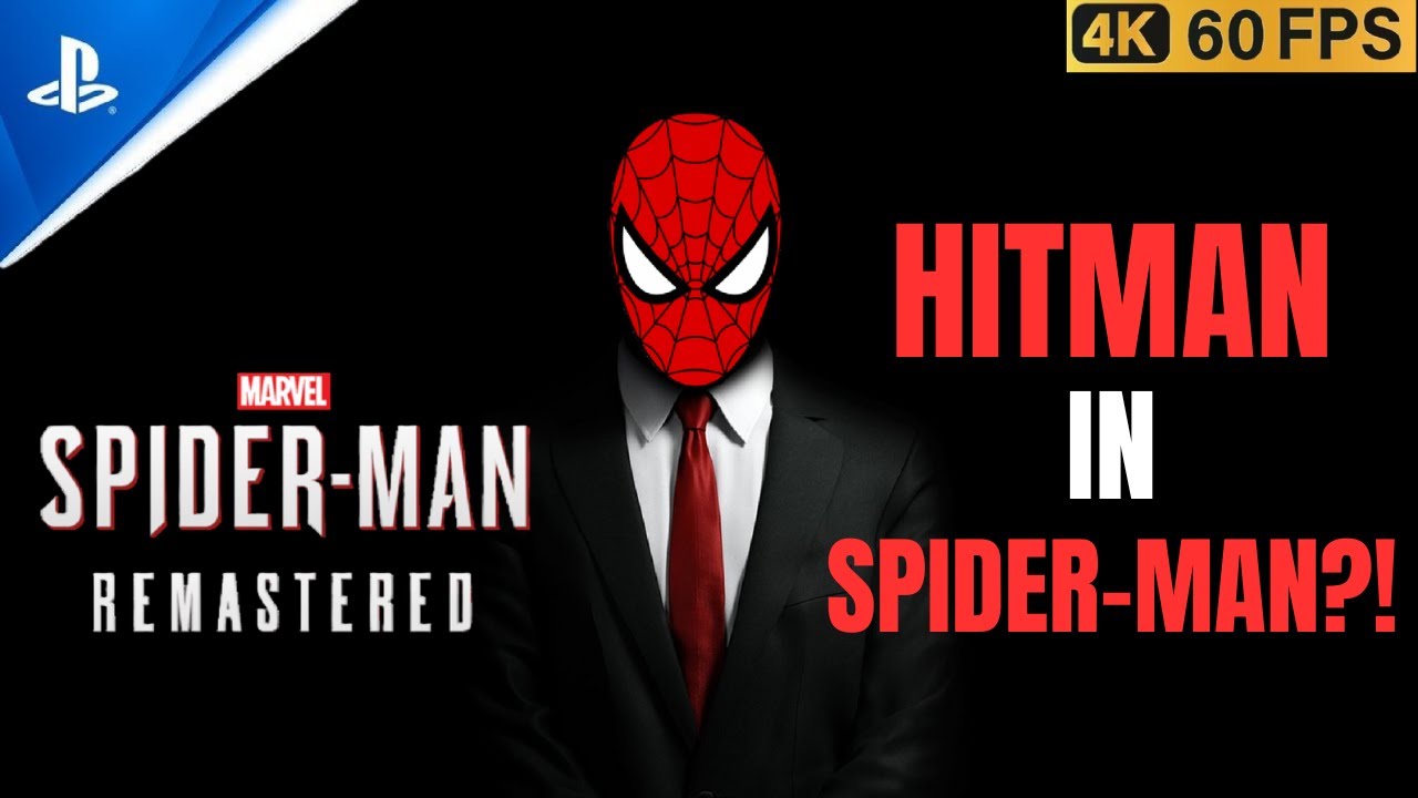 Playing as Hitman in Marvel’s Spider-Man Remastered🕷️🤫 | Stealth Only ...