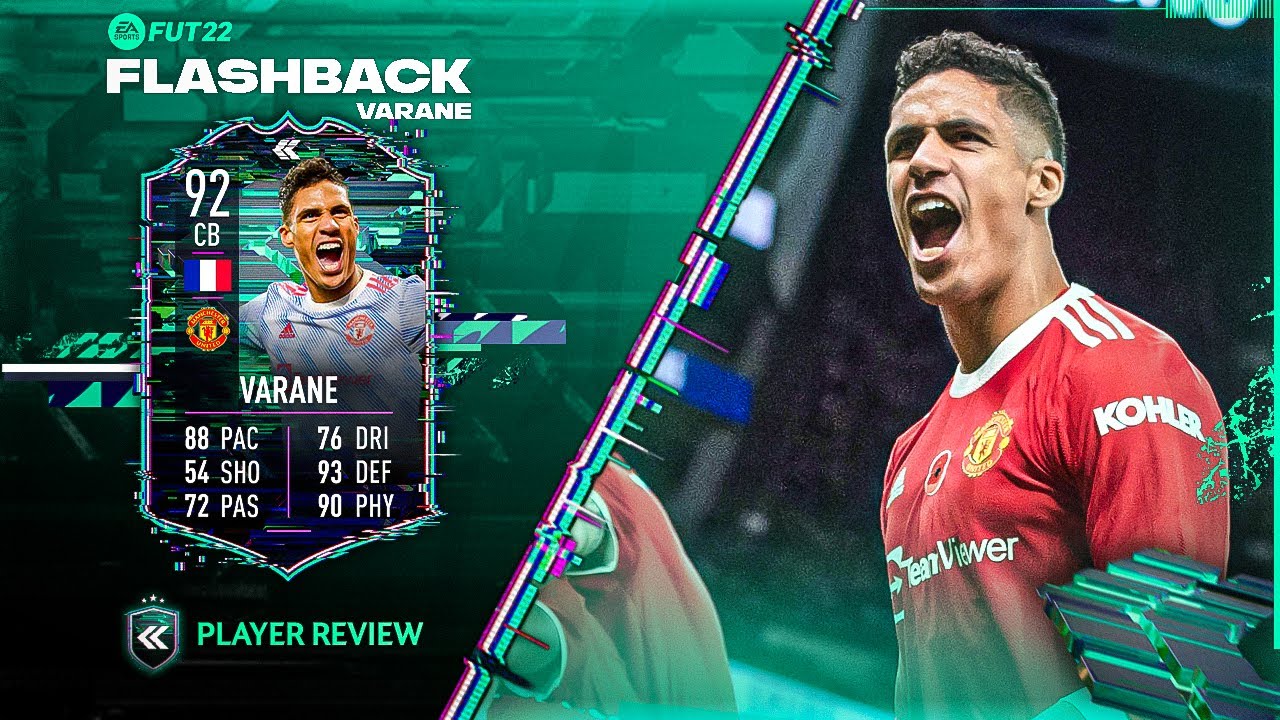IS HE WORTH THAT MUCH?! 92 FLASHBACK VARANE PLAYER REVIEW - FIFA 22 ...