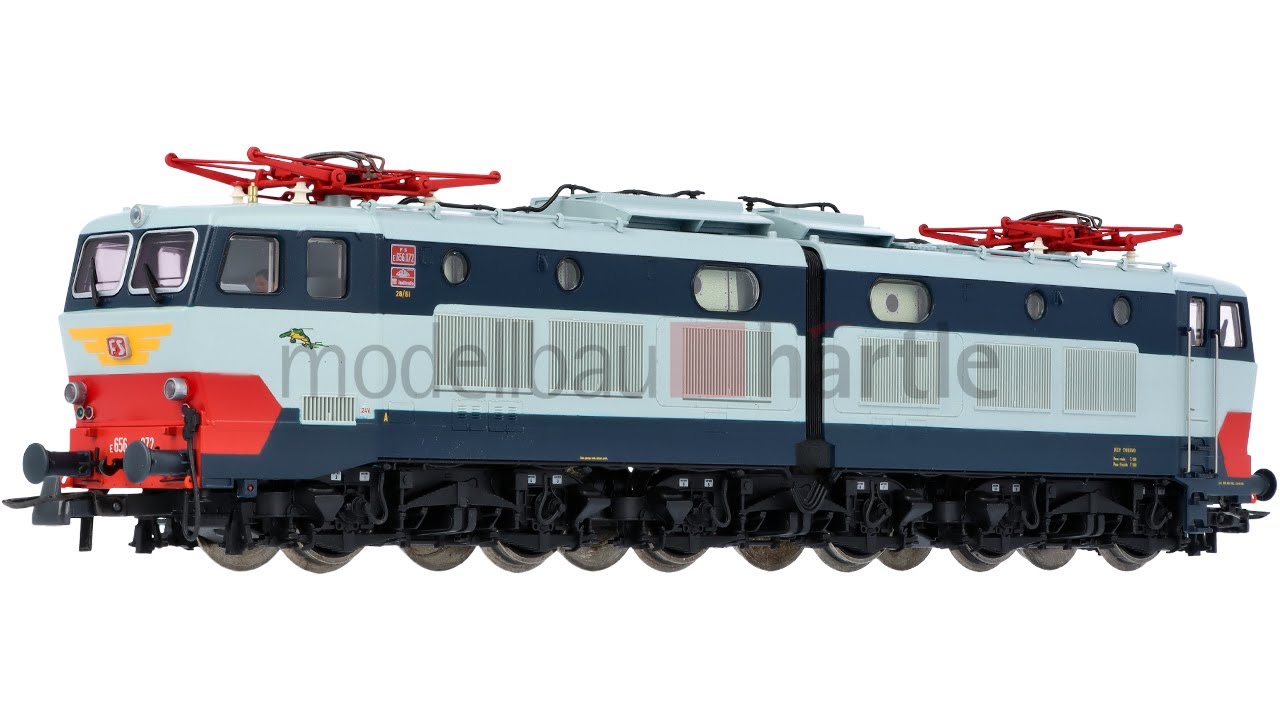 Roco 73162 / 73163 / 79163 E-Lok E.656.072 FS | Spur H0 - YouTube