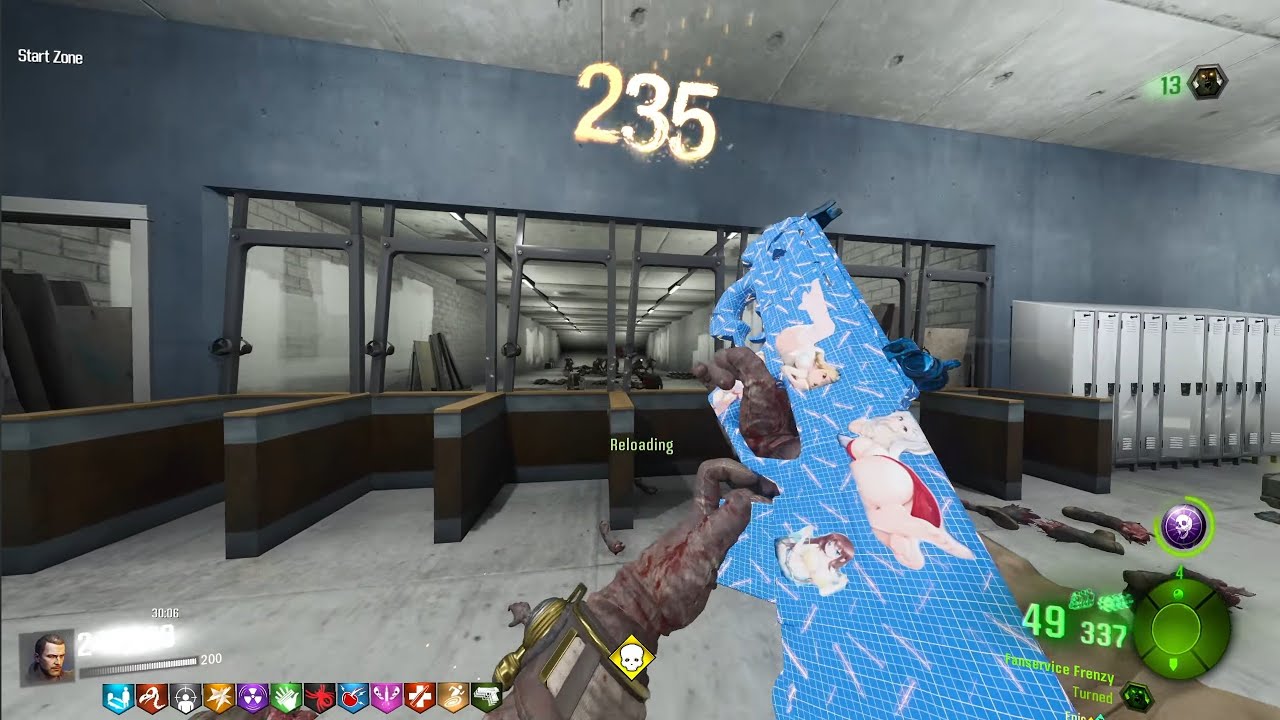 GUN RANGE | ROUND 235 | SOLO | BO3 CUSTOM ZOMBIES | AAE MOD - YouTube