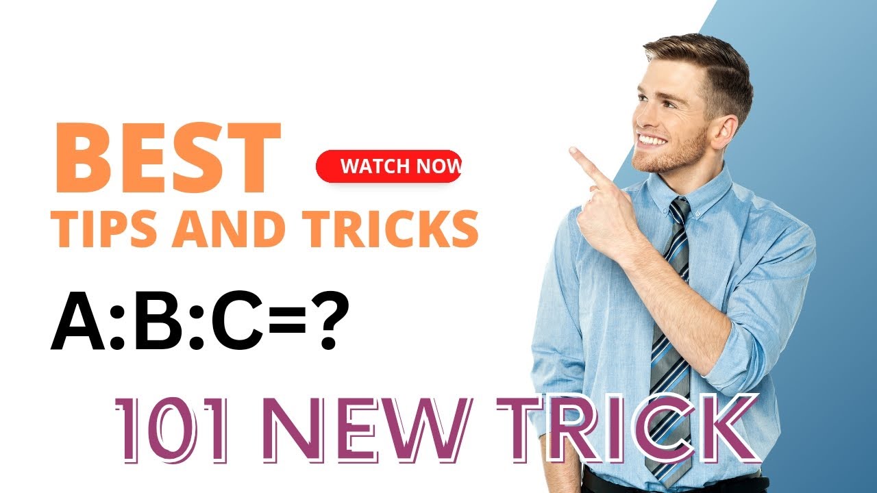 tips and tricks on ratio and proportions | easy to solve | for all ...