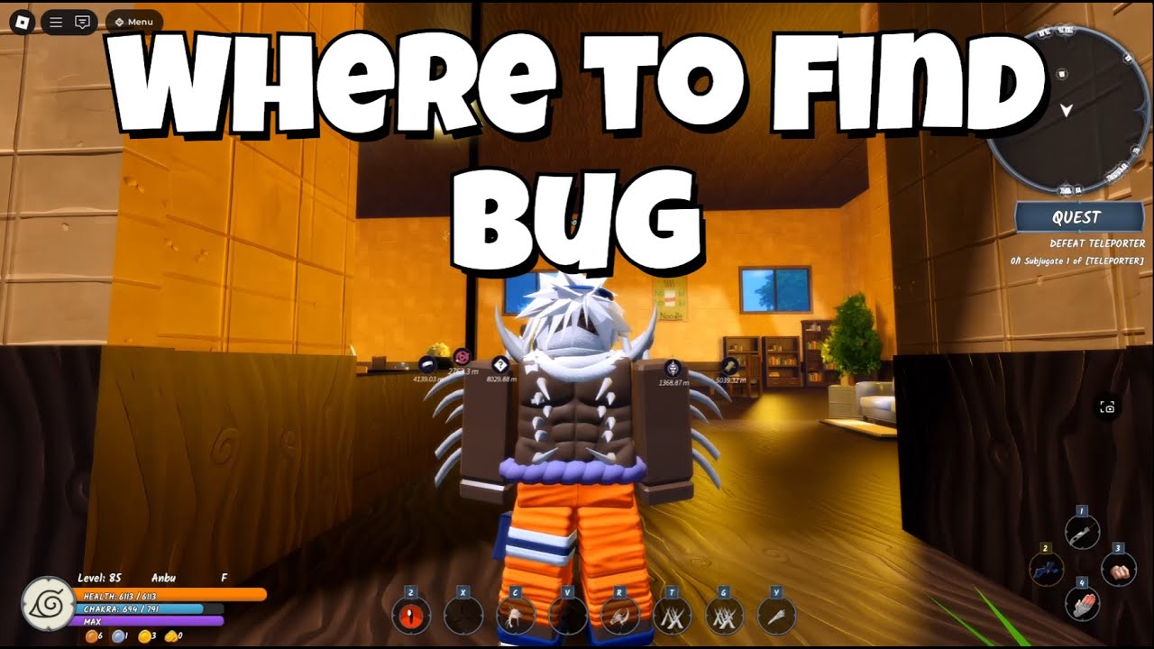 Where to find Bug in Ninja Time - YouTube