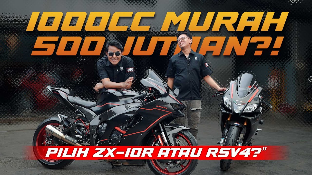 MOGE 1000CC BUDGET PELAJAR | KAWASAKI ZX10R VS APRILLIA RSV4 RR ️‍🔥 ...