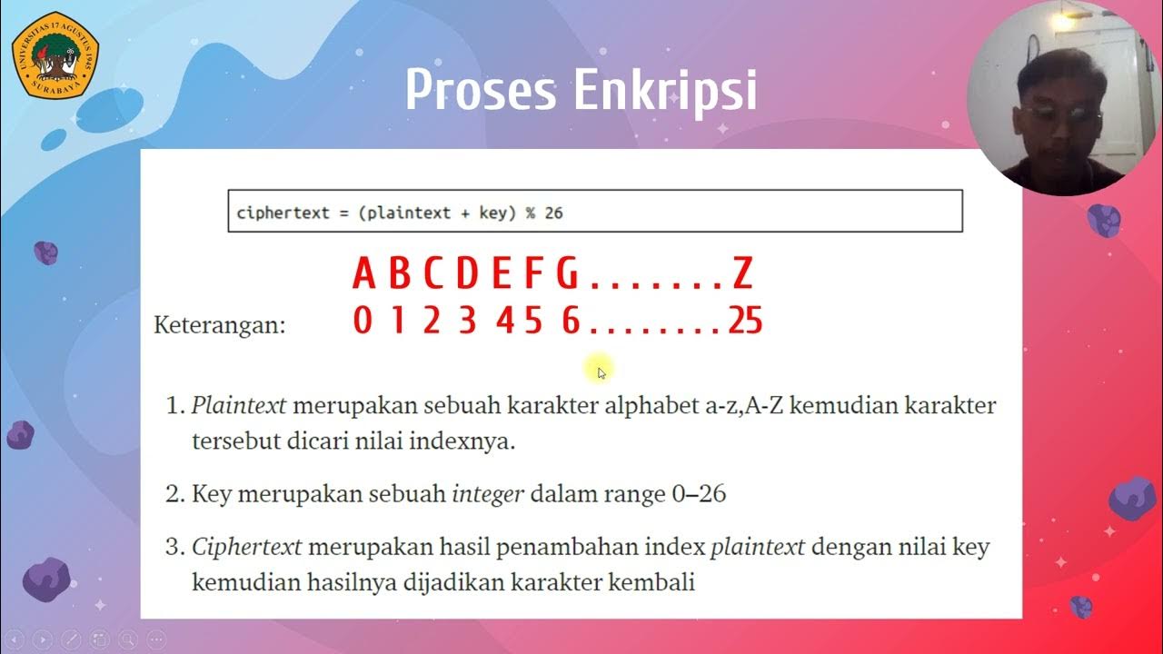 Program Kriptografi menggunakan metode Ceasar | Python - YouTube