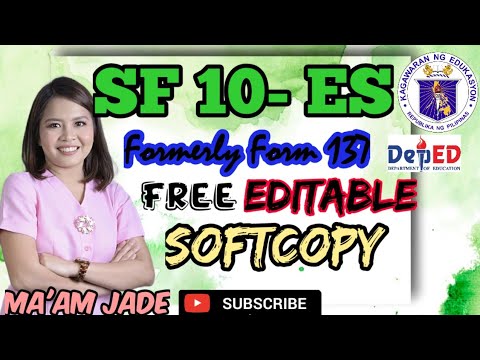 SF 10 (F137)EDITABLE TEMPLATE/FREE SOFTCOPY /DOWNLOADABLE /MA'AMJADE ...