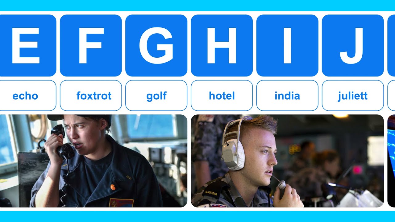 Alphabet phonétique de l'OTAN - YouTube