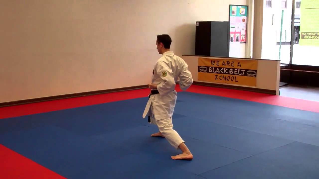 Junro Sandan (slow motion) - Warren Levi Karate - YouTube