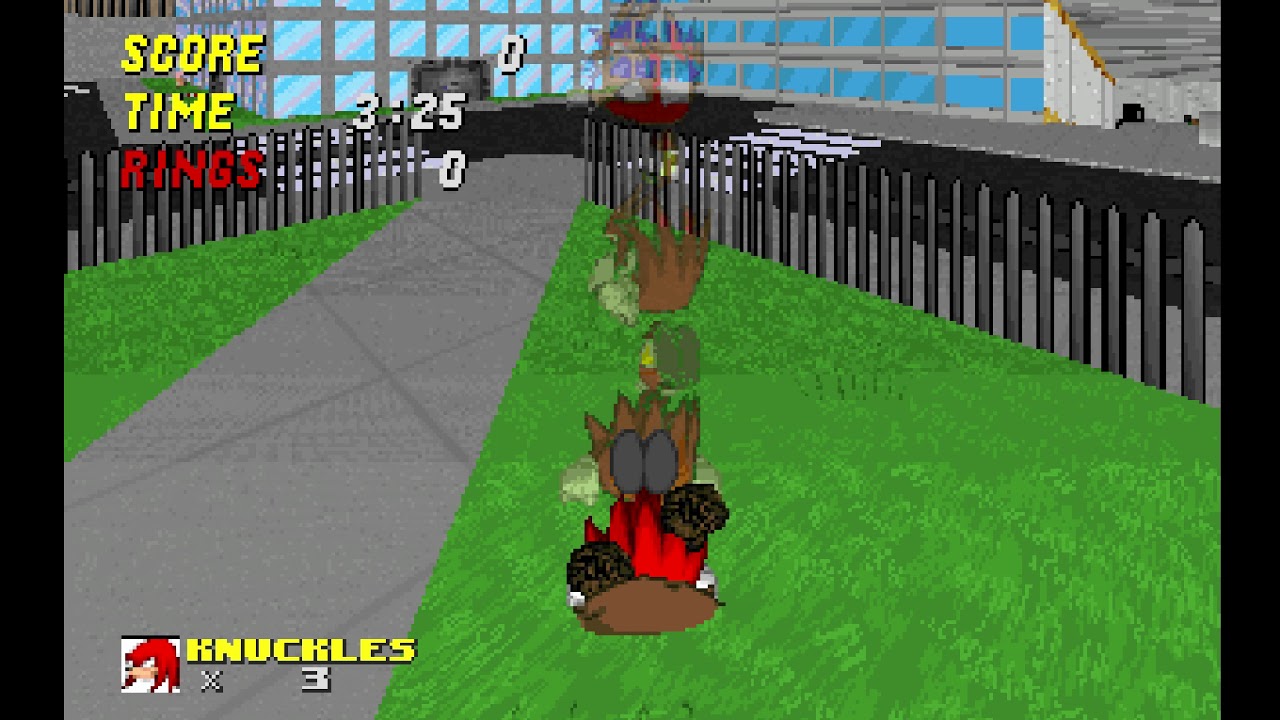 SRB2 - Quarrelsome 5: Knuckles' abilities showcase - YouTube