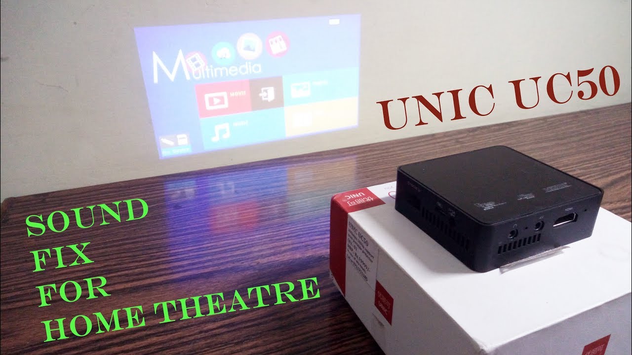 Unic UC50 Projector - Low Sound Output Fix (For Home Theater) - YouTube