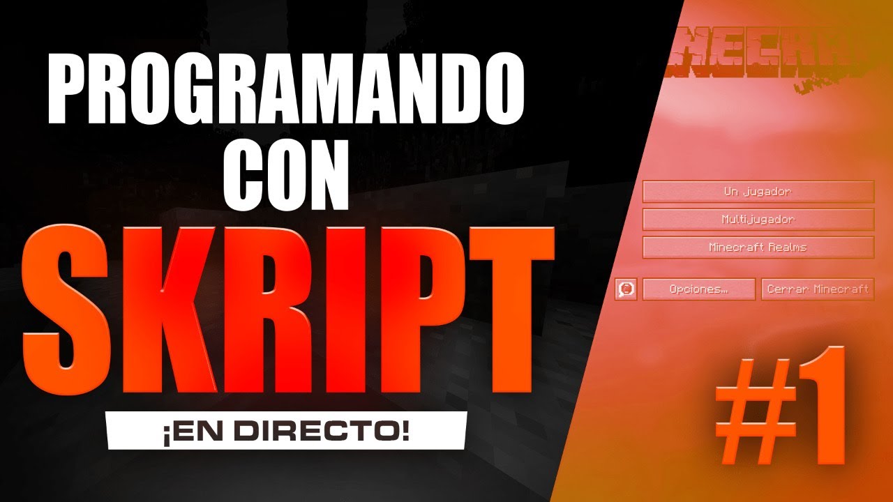 🔴 PROGRAMANDO CON SKRIPT | #1 | CREACIÓN DE COMANDOS y ORGANIZACIÓN | SERIE DE MINECRAFT EN ...