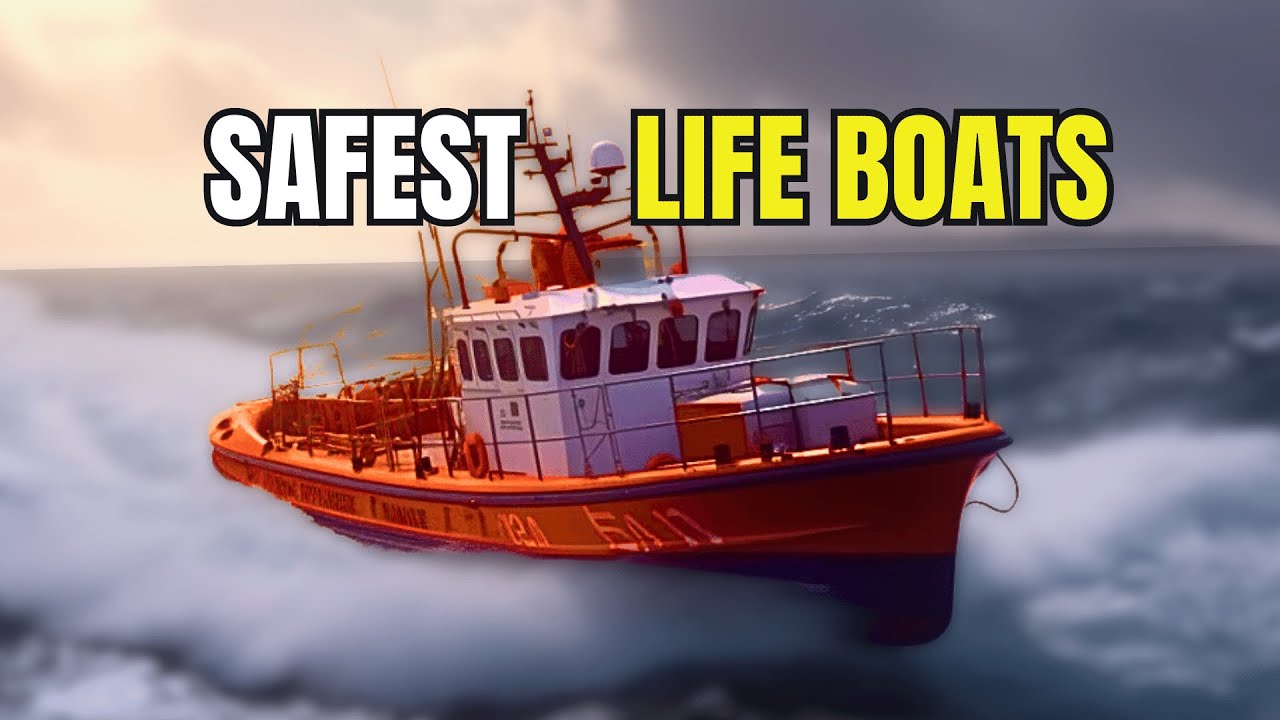 Safest Lifeboats In The World, For Large Ships! - YouTube