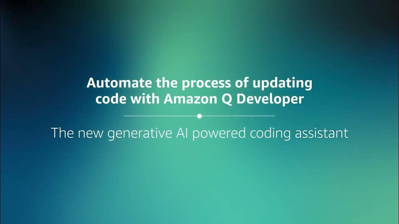 Upgrade a Java App with Amazon Q Developer Agent for Code Transformation | Amazon Web Services ...