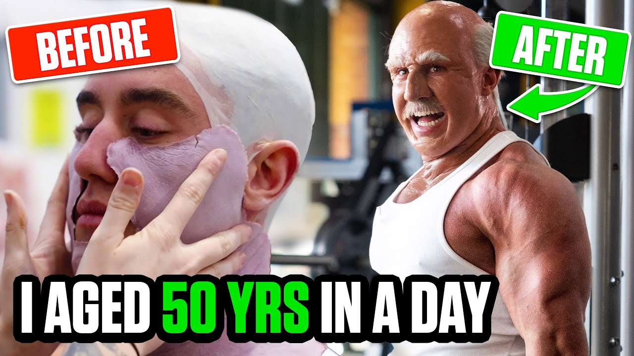 Bodybuilder Pretends to be a GRANDPA for a Day (Old Man Prank) - YouTube