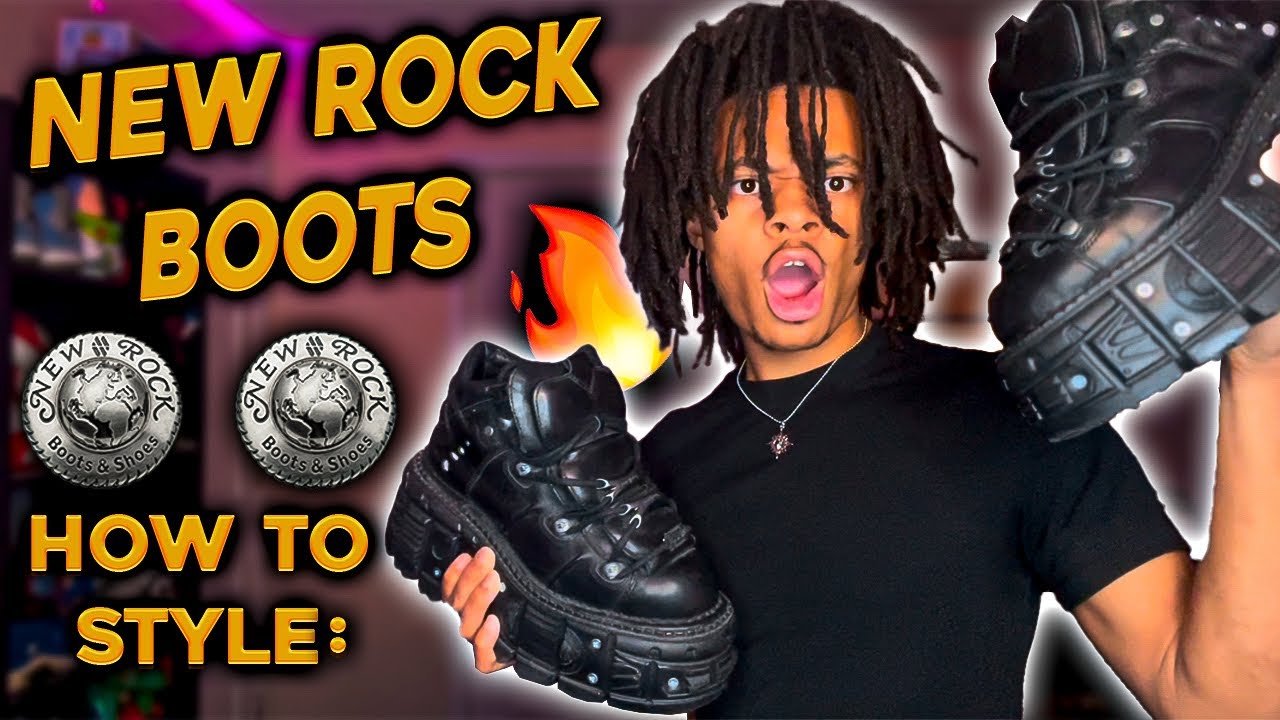 NEW ROCK BOOTS | HOW TO STYLE - YouTube
