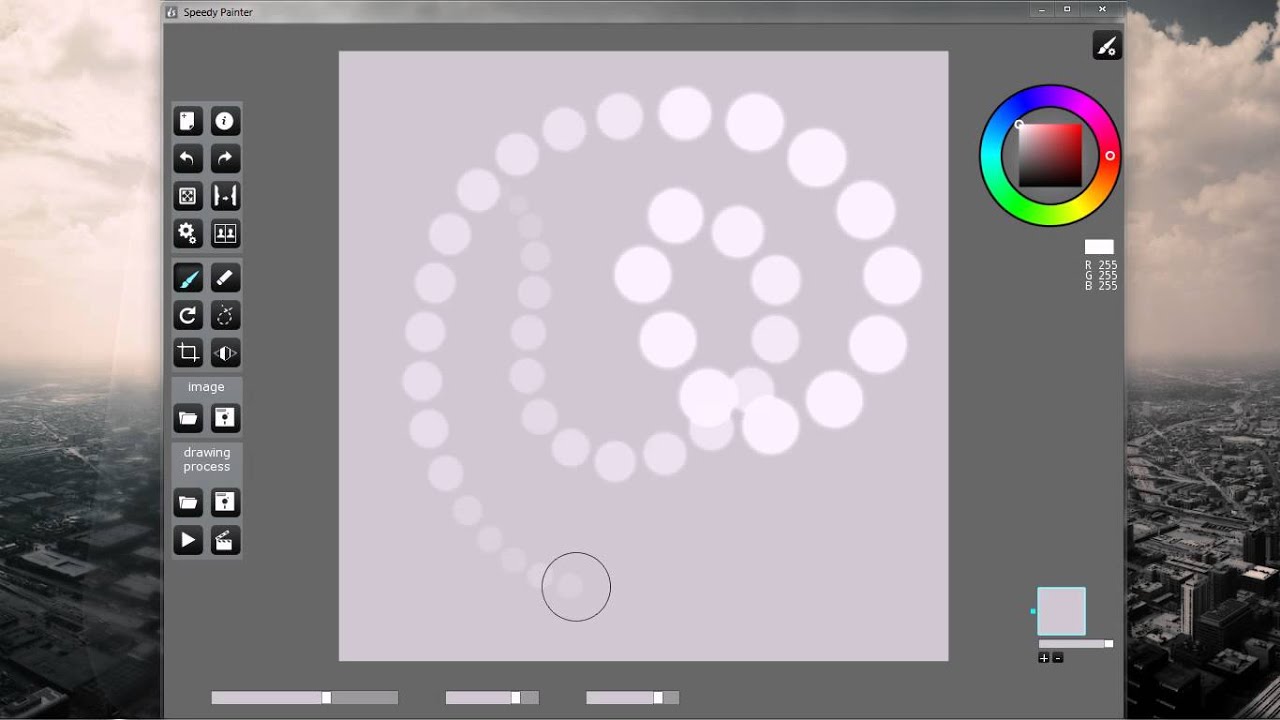 new feature in SpeedyPainter v3.1.3 - adjustable brush spacing - YouTube