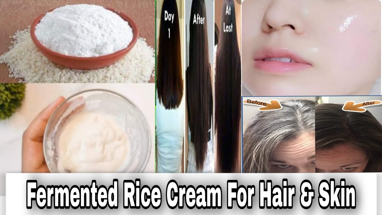 How to make DIY Fermented Rice Cream for Glossy Skin & Insane Hair ...