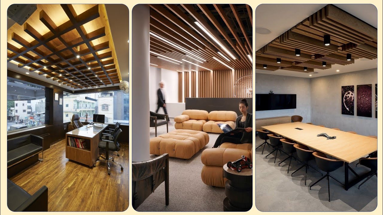 Best Wooden False Ceiling Designs For Living Room _ Home Decor - YouTube