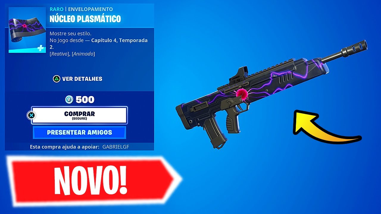 NOVO ENVELOPAMENTO - LOJA DE HOJE FORTNITE 22/04 - LOJA DE ITENS ...