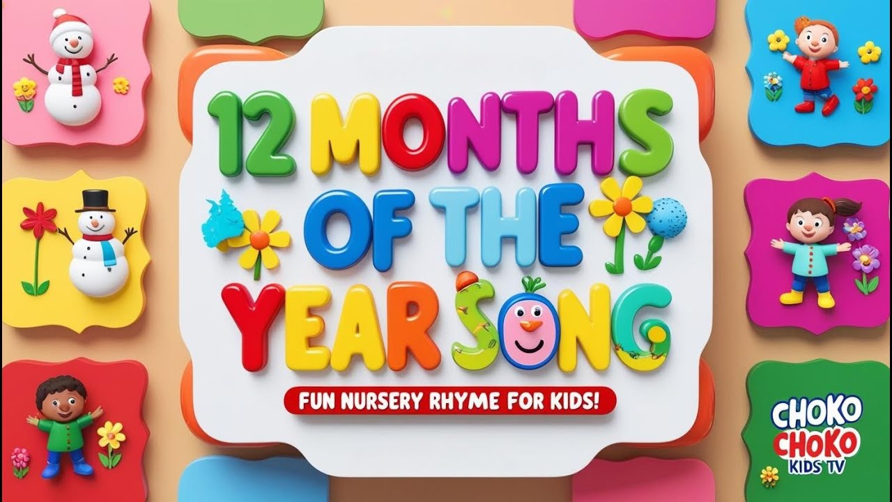 🎶 12 Months of the Year Song | Fun Nursery Rhyme for Kids! - YouTube