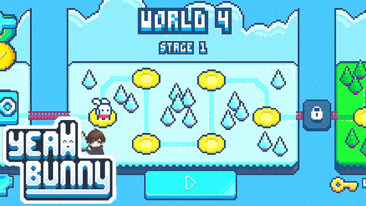 YEAH BUNNY! MUNDO 4 COMPLETO CON TODAS LAS LLAVES - YouTube