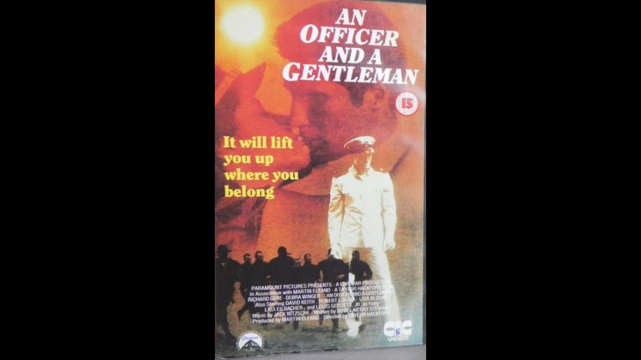 Original VHS Opening and Closing to An Officer and a Gentleman UK VHS ...