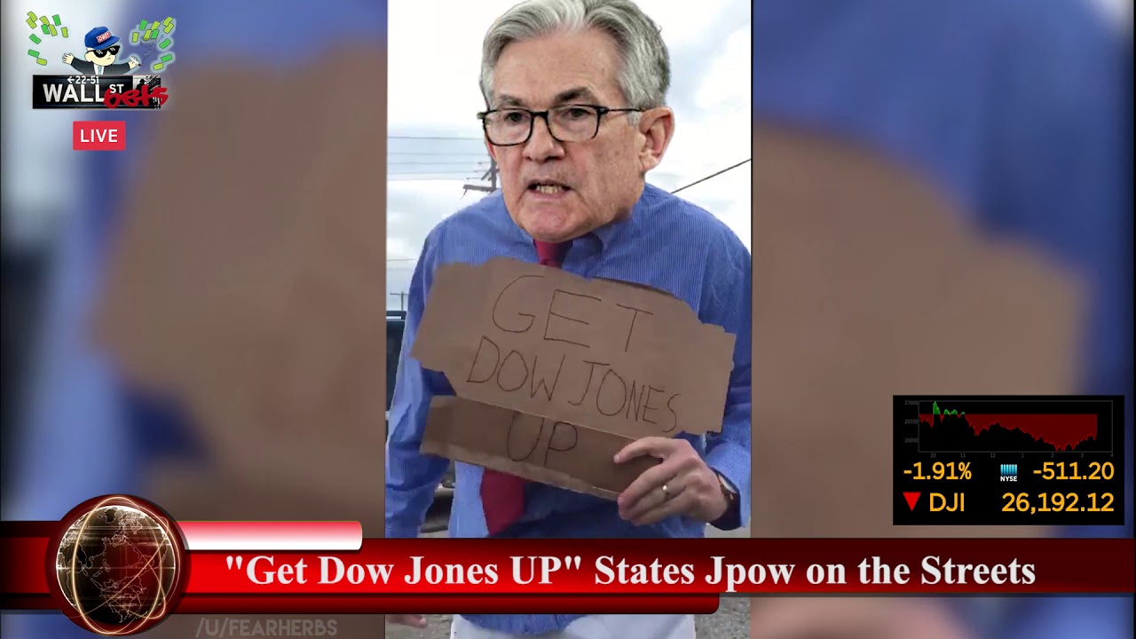 Jpow Hits the Streets to Get the DOW JONES UP - YouTube