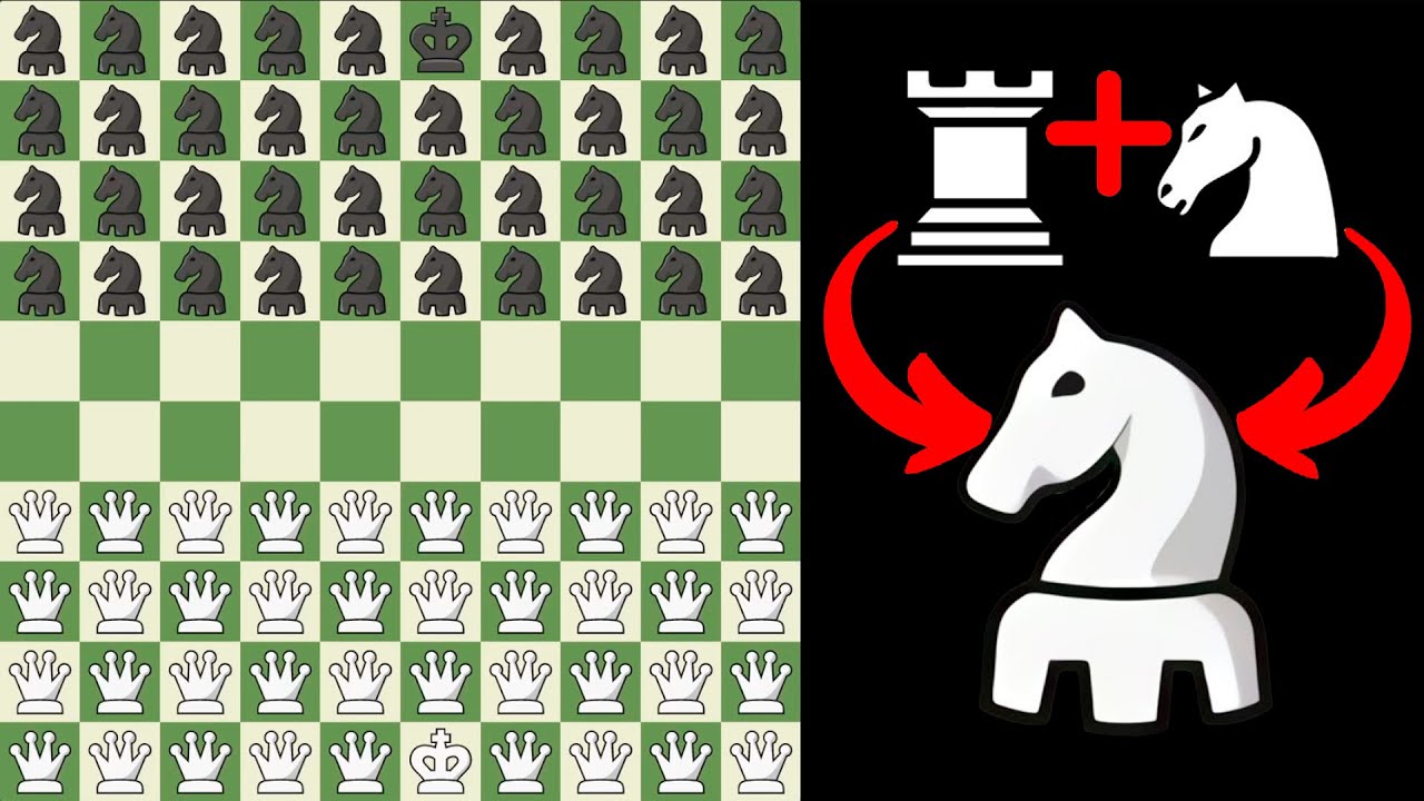 39 Chancellors VS 39 Queens | Fairy Chess - YouTube