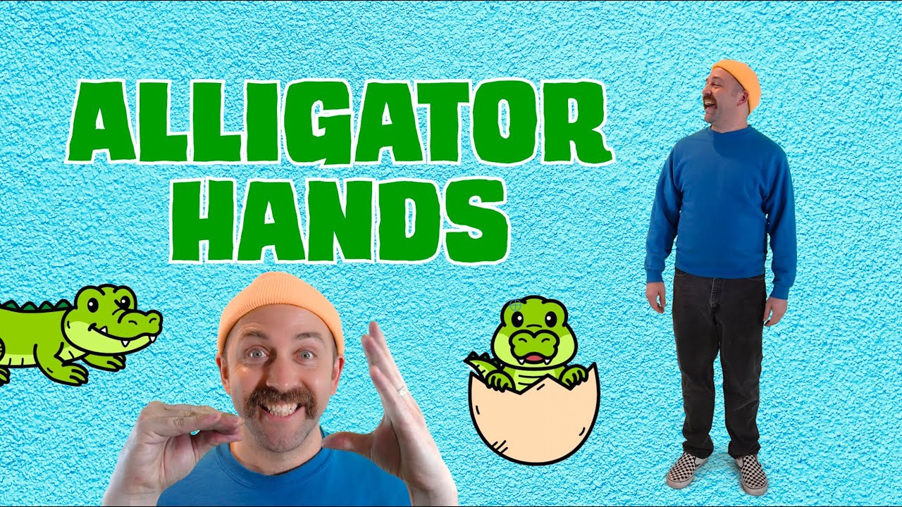 Alligator Hands 🐊 🙌 | Fun Movement Song for Preschoolers - YouTube