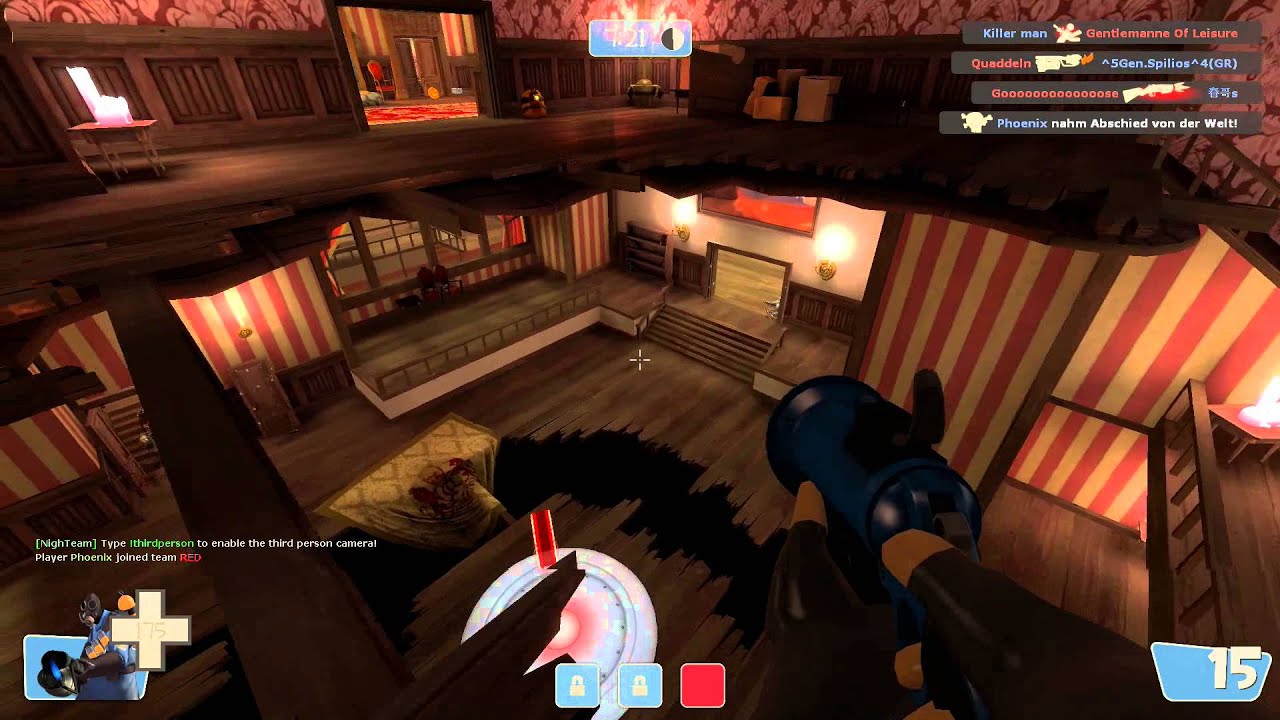 Team Fortress 2 (HD+), Map: Mann Manor, Team-Control Point #1 - YouTube