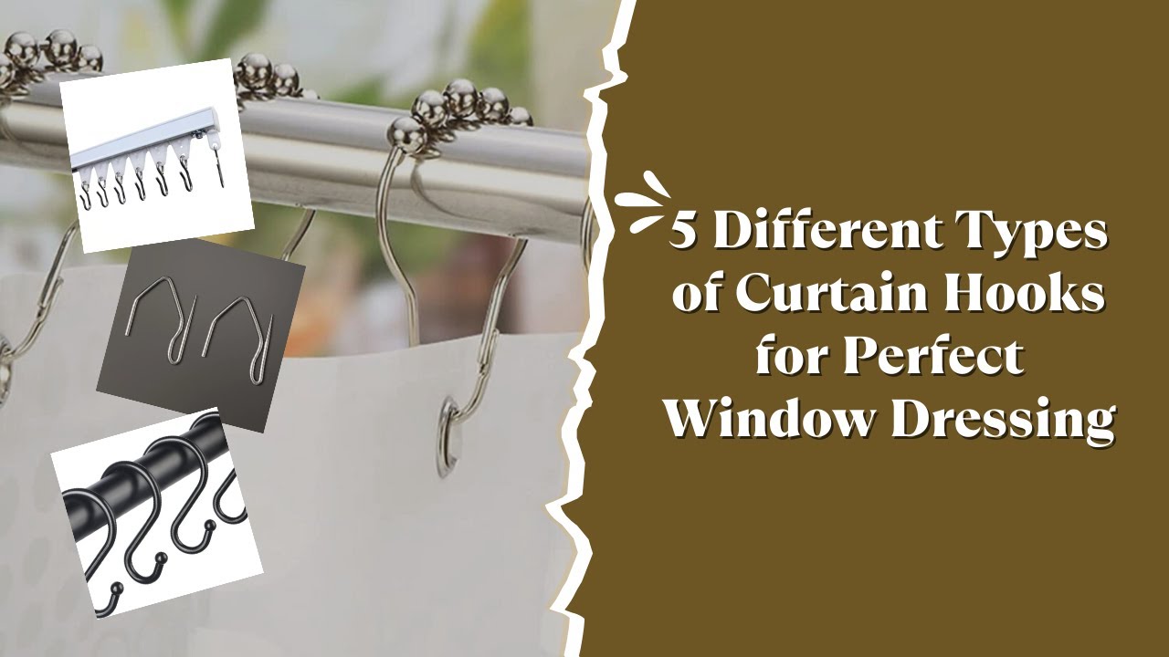 5 Different Types of Curtain Hooks for Perfect Window Dressing - YouTube