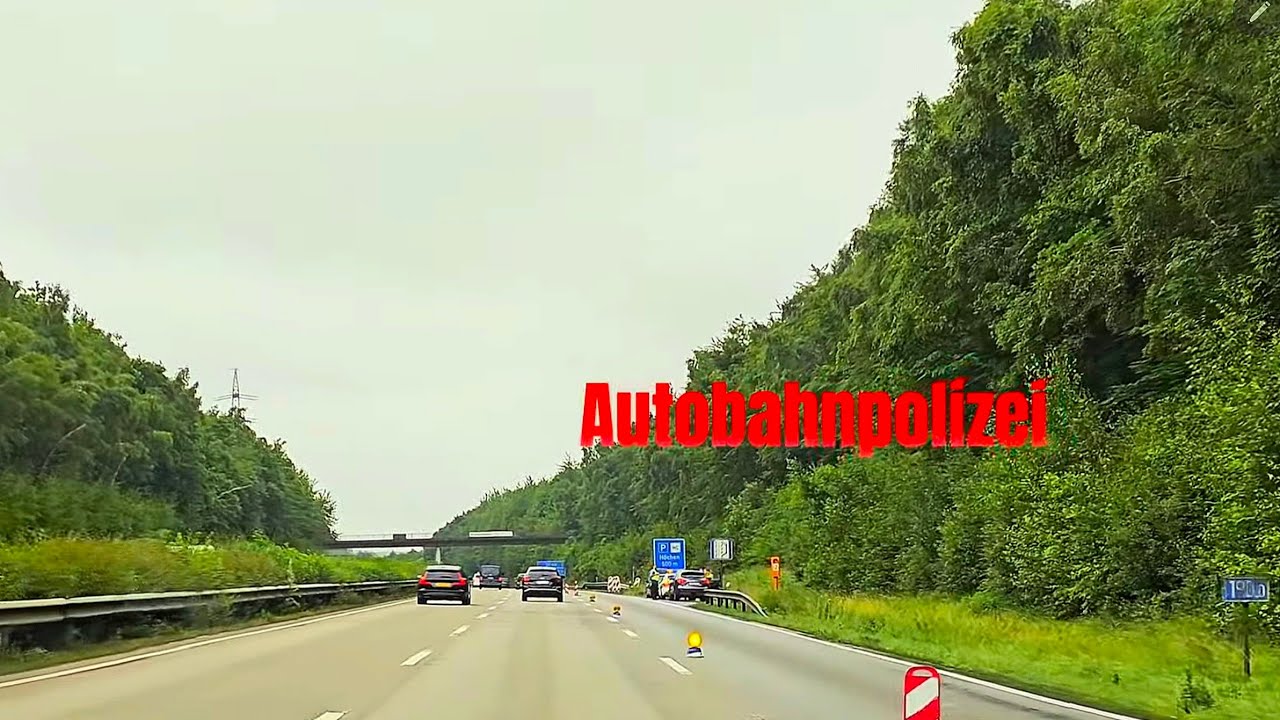 Drive through Autobahn 61 ( E31 ) A fascinating scenic journey on the ...