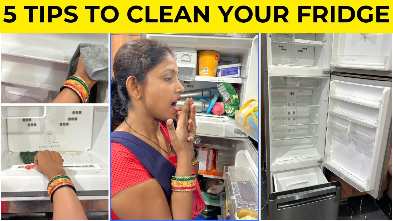 "How to Deep Clean Your Fridge in 5 Easy Steps!" - YouTube