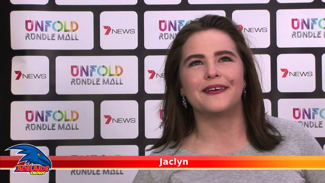 Jaclyn - 7 News Crows Experience - YouTube