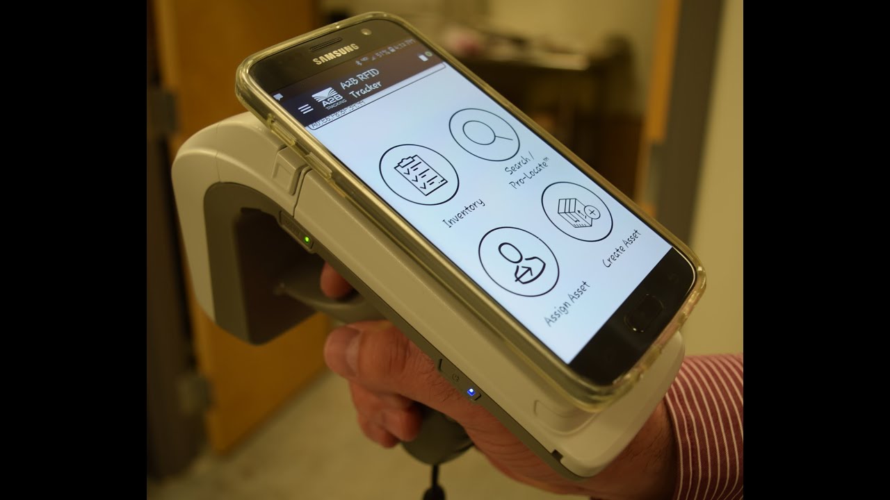 A2B RFID Mobile Tracker App Demonstration - YouTube