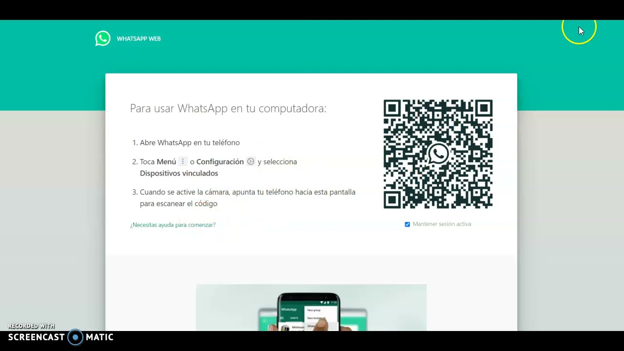 Como acceder a Whatsapp Web - YouTube