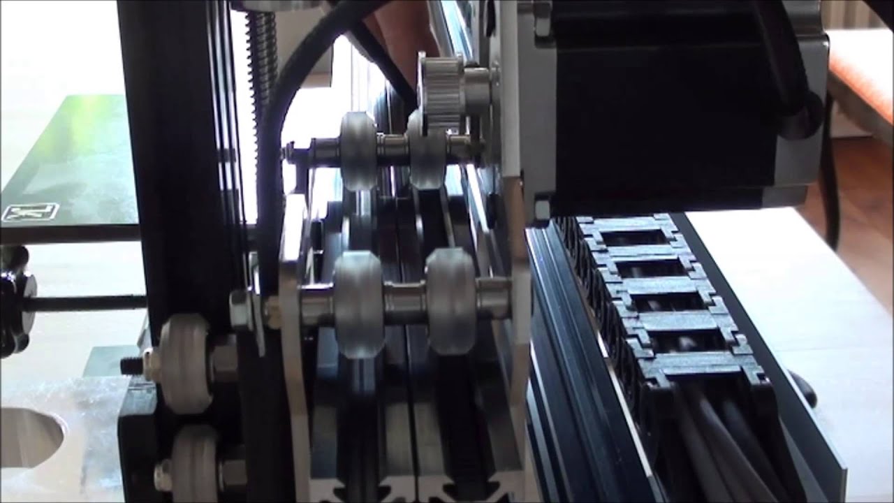 Dual belt/Servo belt mounting the X-axis on Stainless OX CNC - YouTube