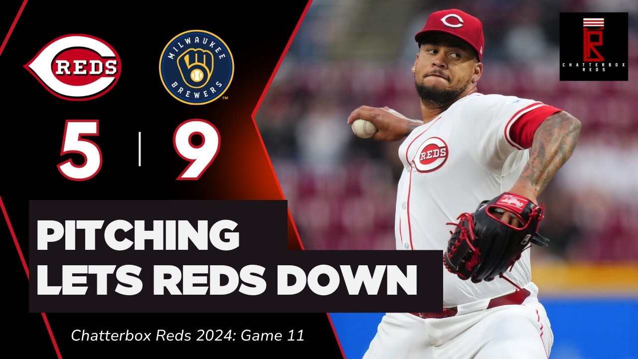 Cincinnati Reds Pitching Gets Hit Hard By Milwaukee Brewers