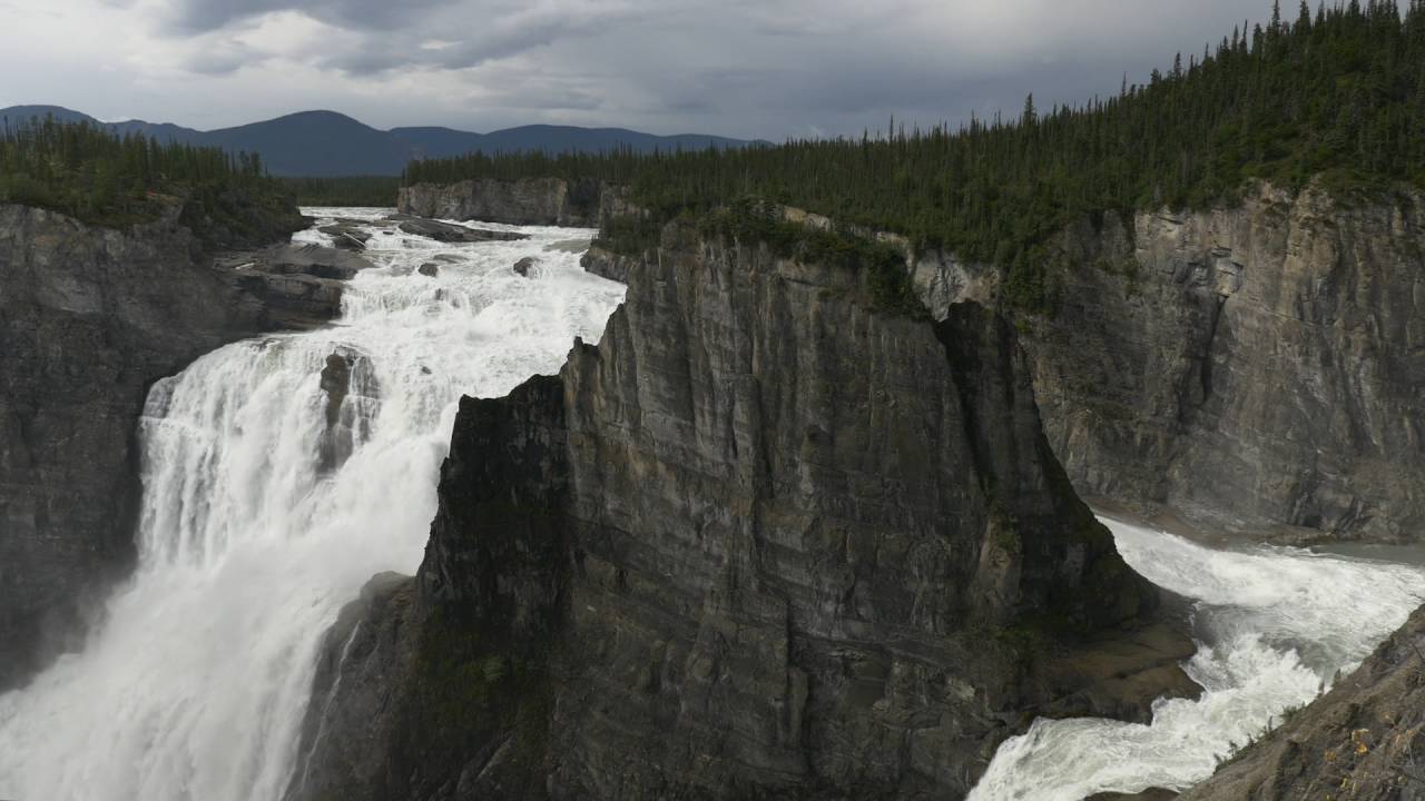 Virginia Falls at Nahanni National Park - YouTube