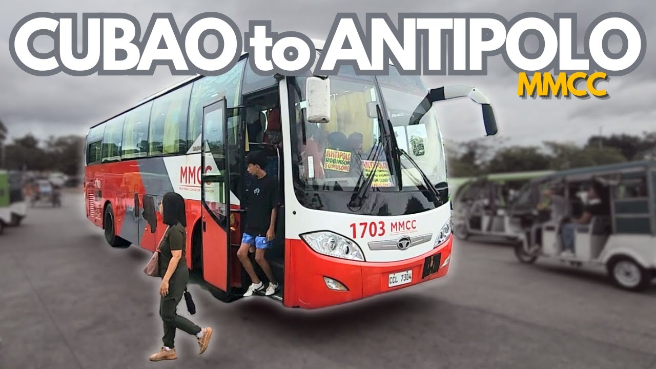 A quick bus ride from Cubao to Antipolo, Rizal Province | MMCC - YouTube
