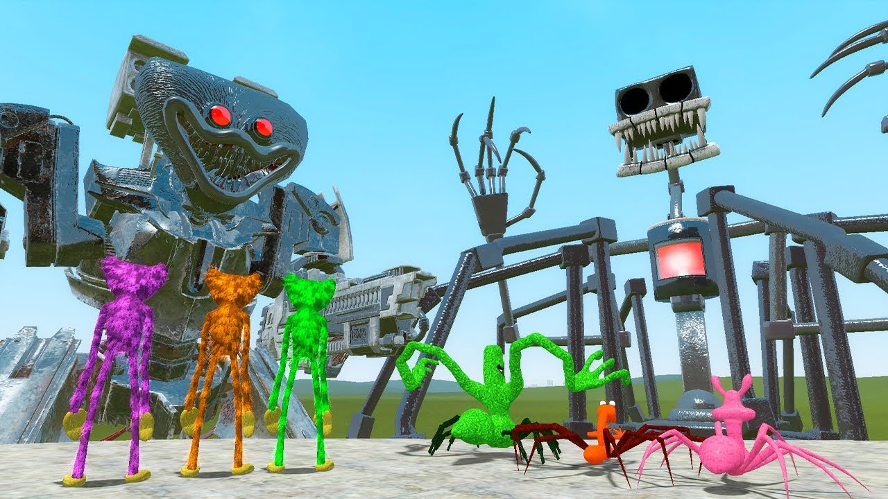 FINAL HUGGY WUGGY VS FINAL SPIDER! | Garry's Mod - YouTube