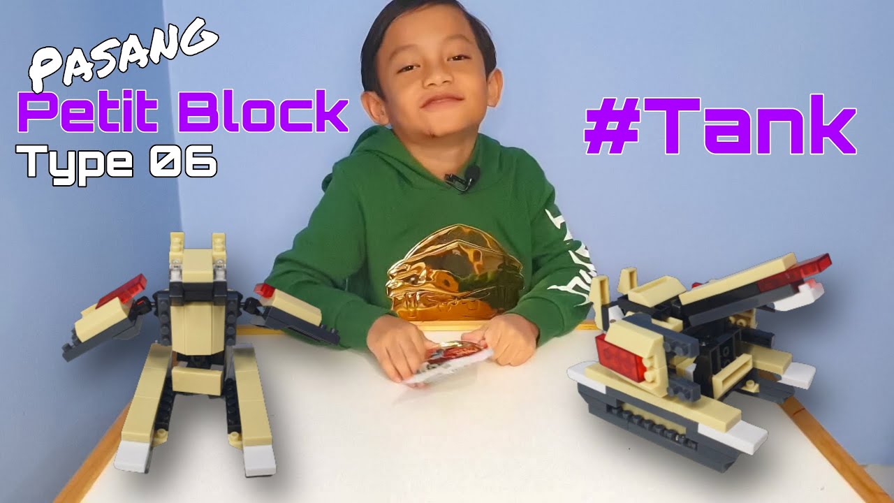 How Ammar build Petit Block Type 06 (Tank) I Kids Toys - YouTube