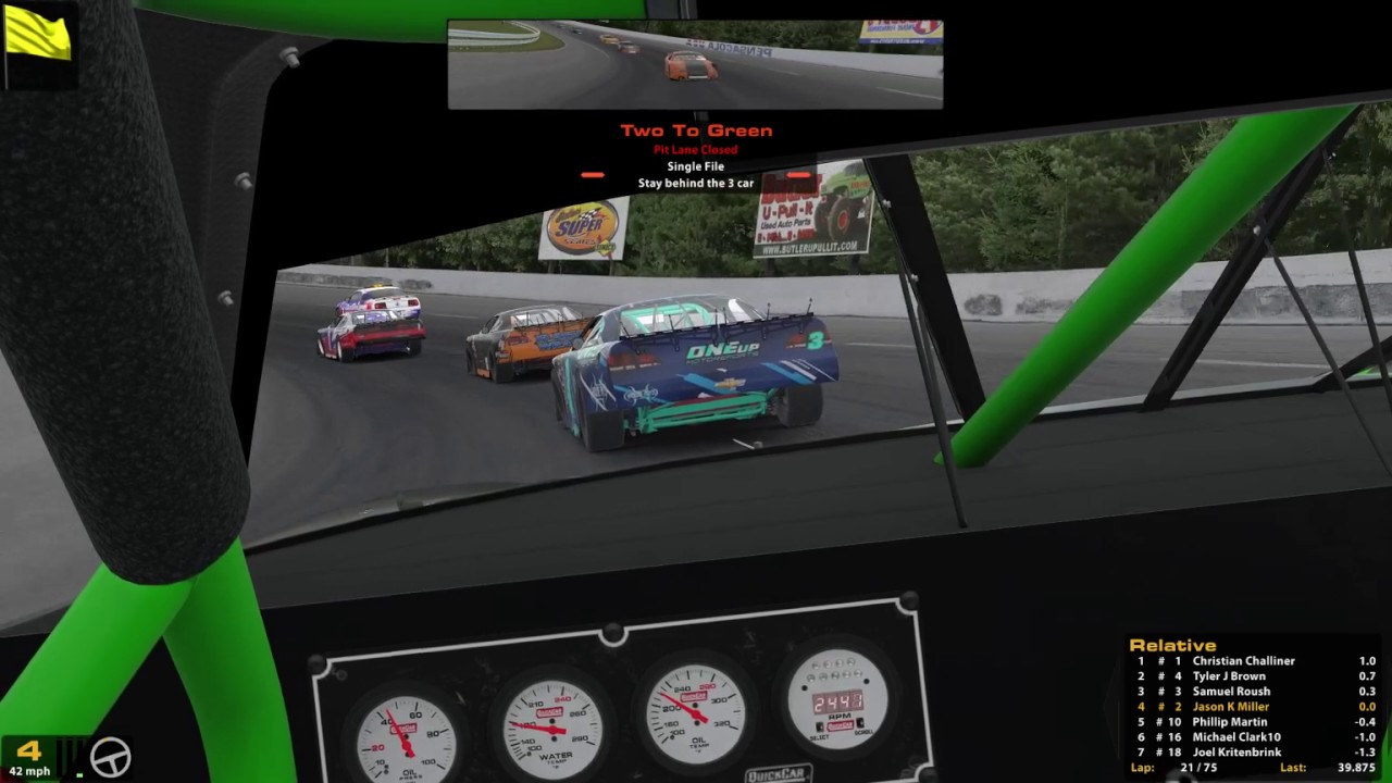iRacing Super Late Model Series @ Five Flags 7-10-17 - YouTube
