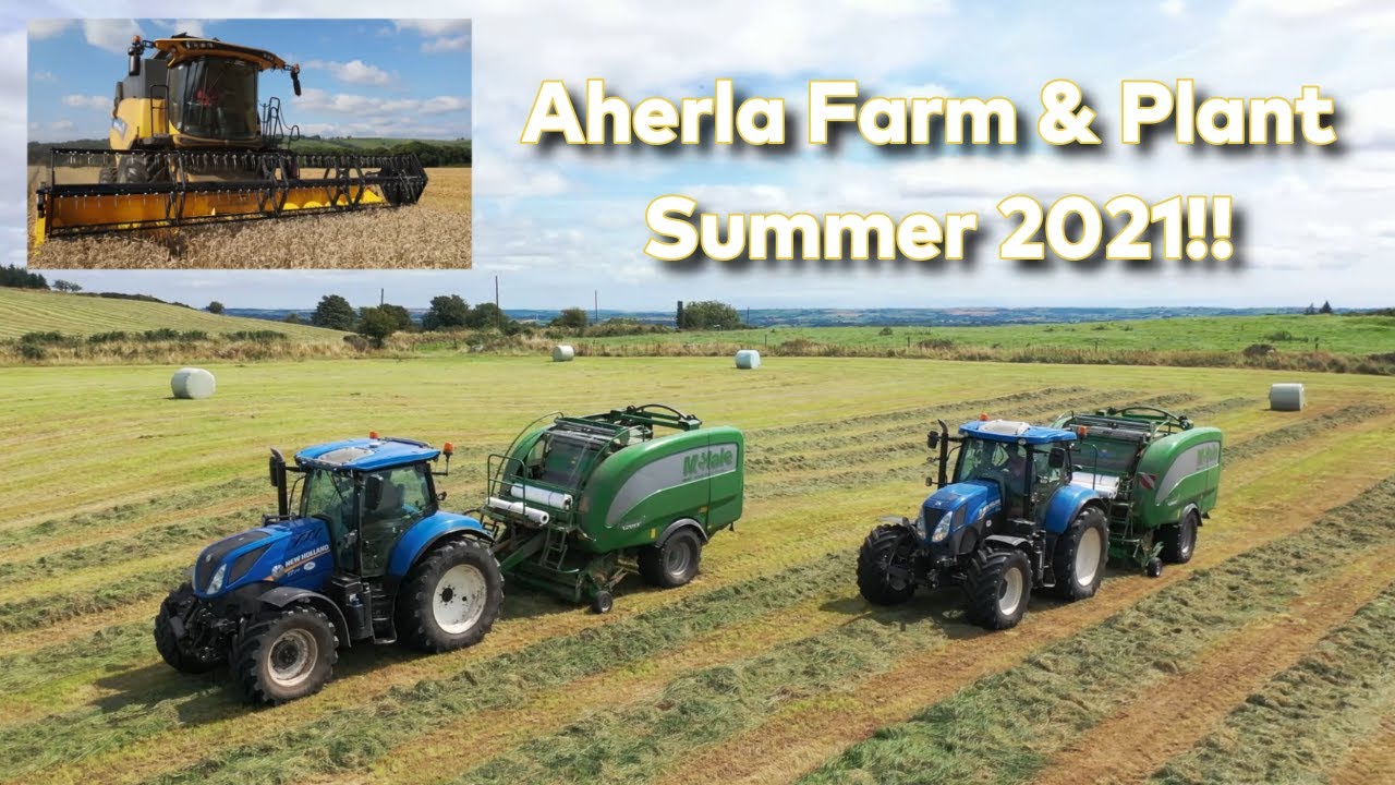 Aherla Farm & Plant Agri services ~ Harvest & Silage 2021 - YouTube