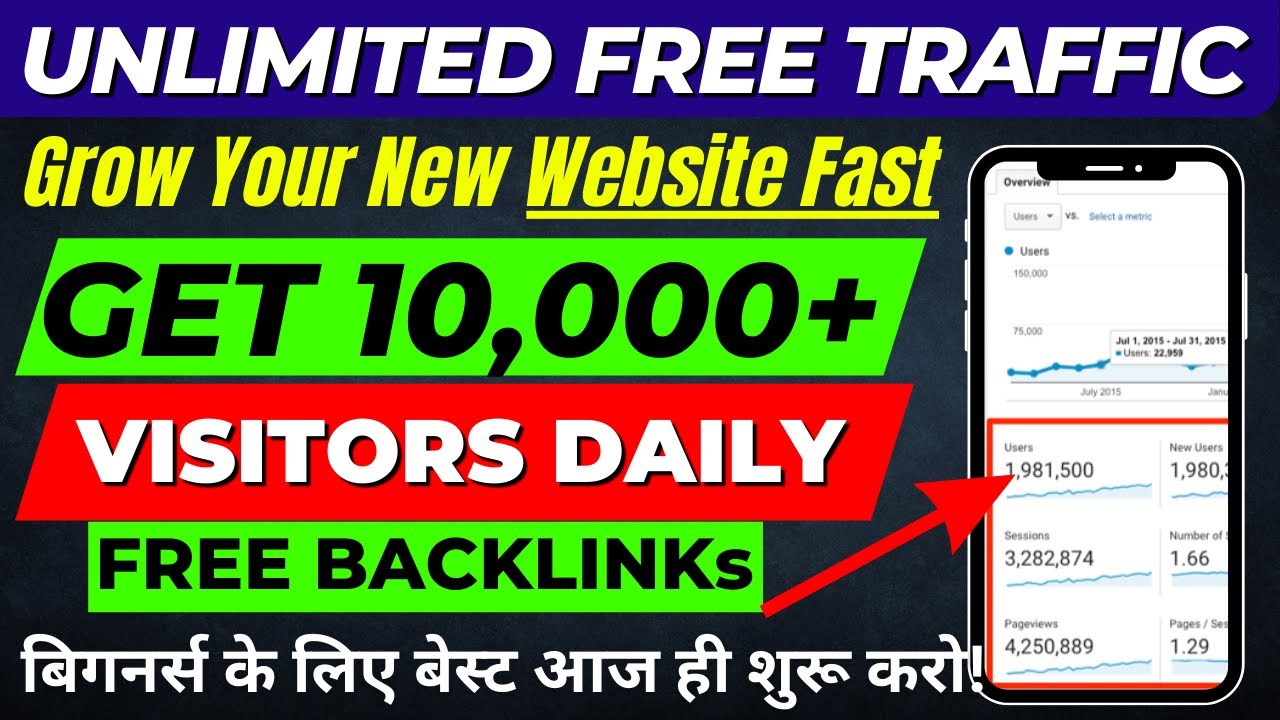1.407 Billion Monthly FREE Traffic For Website Or Blog | Unlimited FREE ...