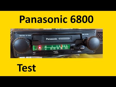 Panasonic 6800 Test - YouTube