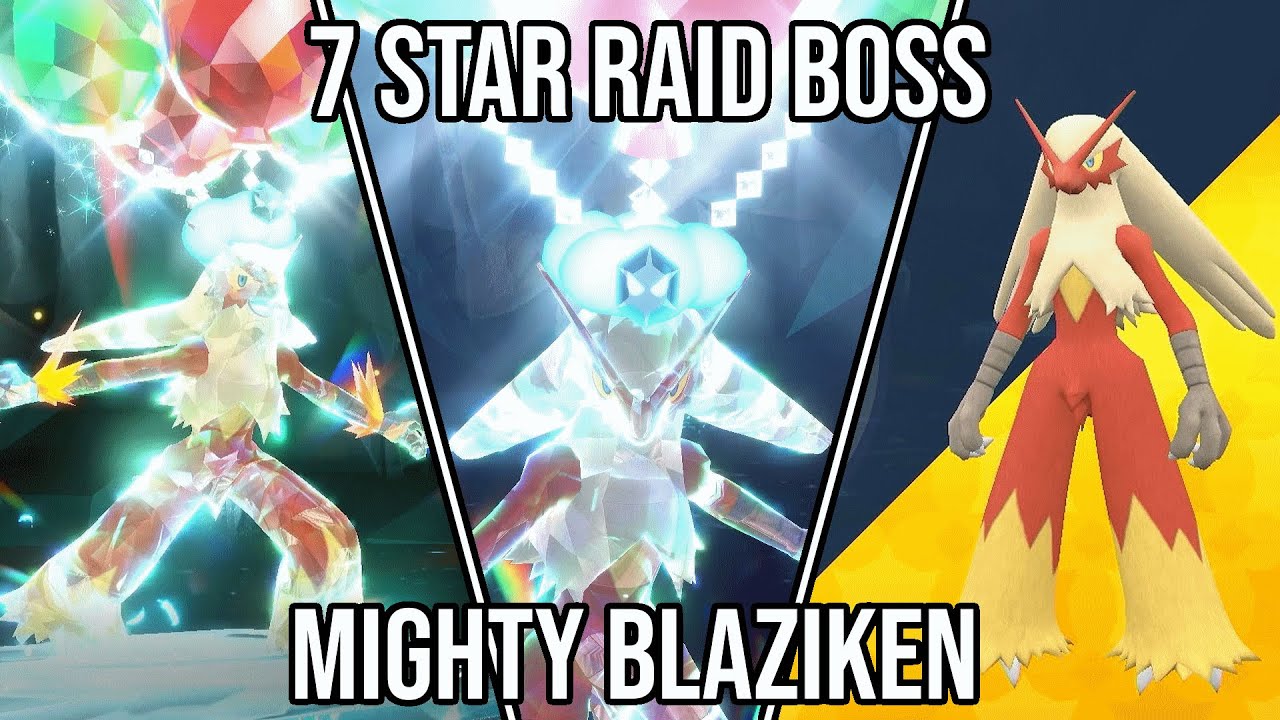 Mighty Blaziken | Tera Raid Battle Event | 7 Star Raid Boss | Pokemon ...